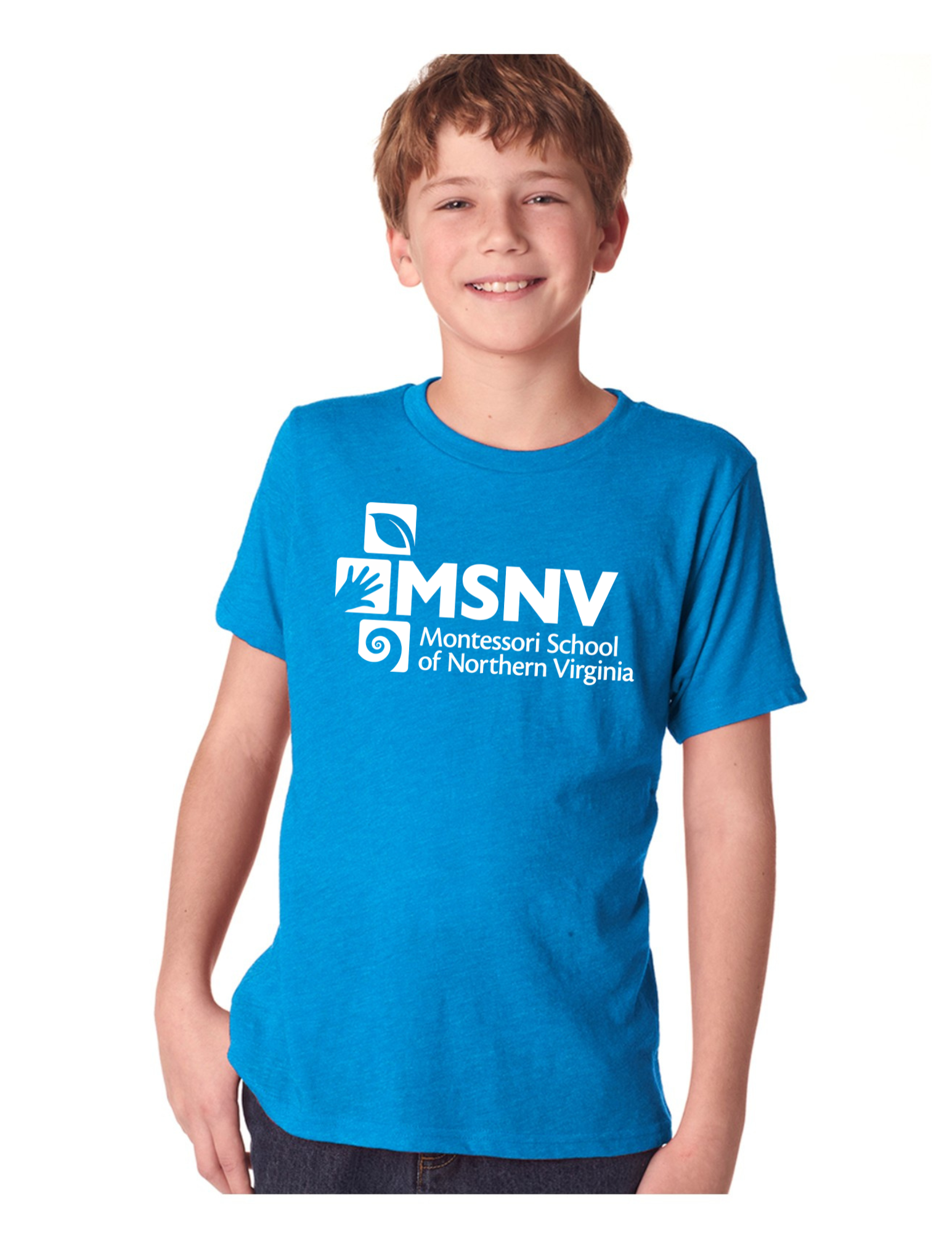 Unisex Logo T-Shirt - Vintage Turquoise – MSNV Spirit Wear